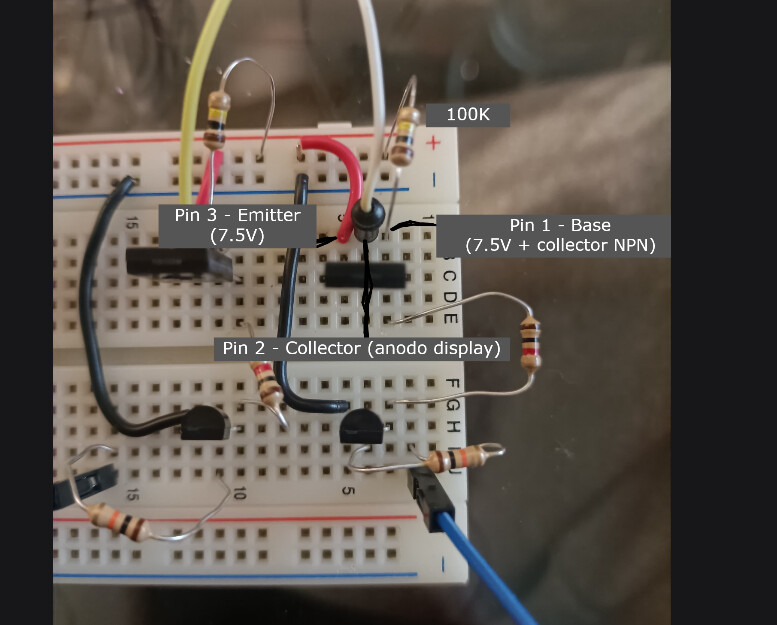 5V arduino può comandare un BD140 ? multiplexing display 7.5v - Page 2 ...