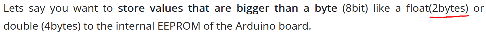 Storing Floats And Double In The Internal Eeprom Of Arduino Showcase Arduino Forum
