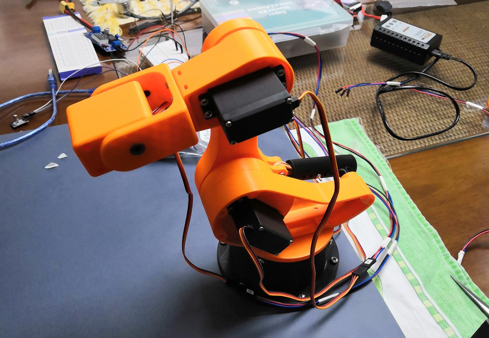 Vibration issue in robot arm - Robotics - Arduino Forum