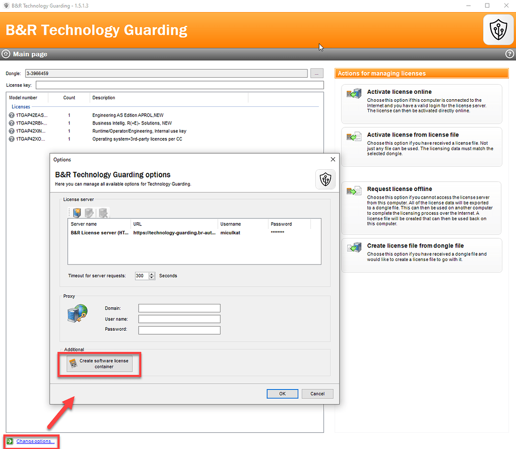 Creating SW Container for the 1TG4600.01 ArSim License - Share Info ...