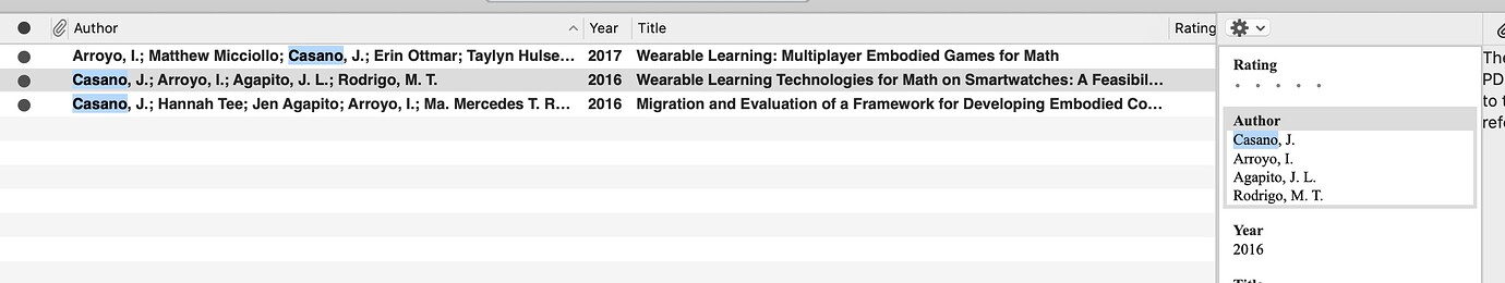 Citation shows first two authors + et al. - EndNote How To - Discourse