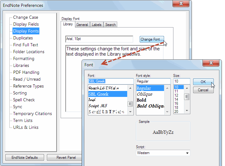 Can I Upload New Font Into Endnote Reference EndNote How To Discourse
