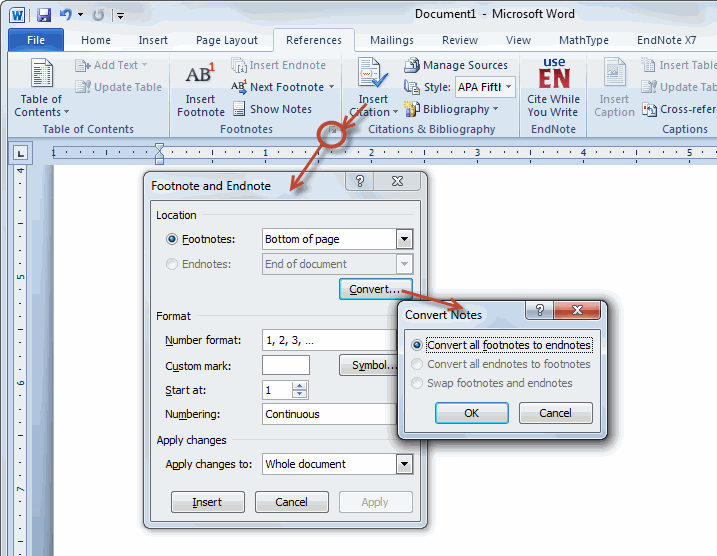 Change Footnotes To Endnotes EndNote How To Discourse