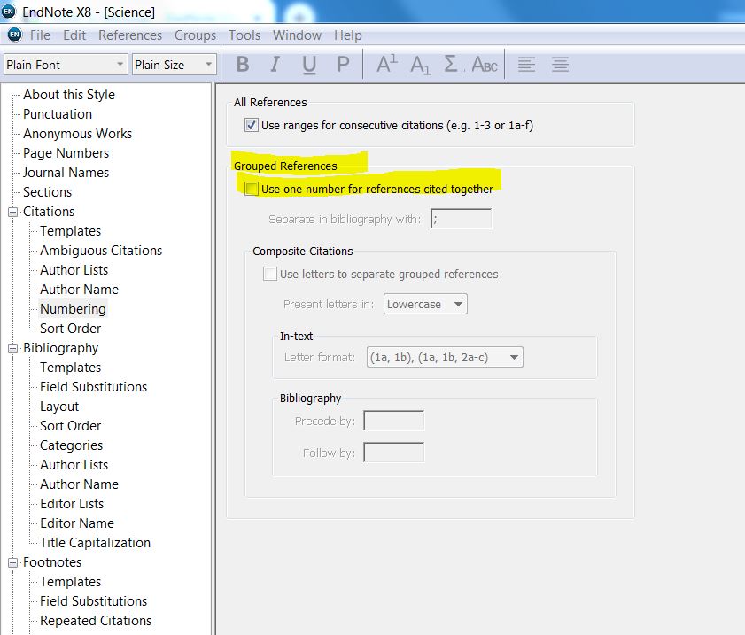 Problem Of Multiple References In One In text citation EndNote How To