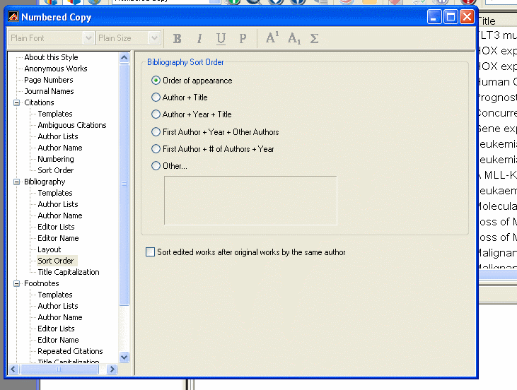 Superscript In Citations EndNote Styles Filters And Connections 