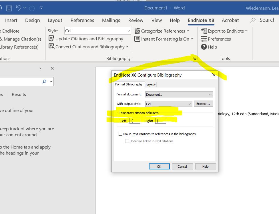 Automatically Formats All Brackets As An In text Citation EndNote General Discourse