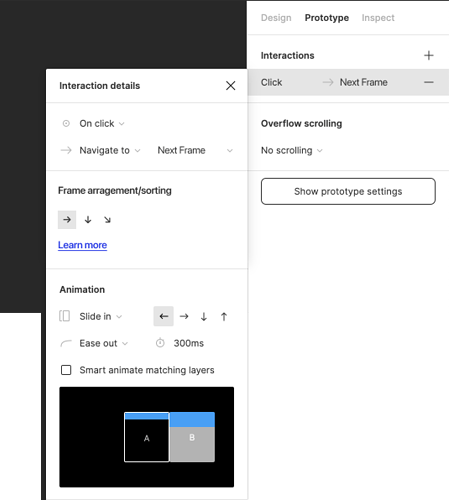 Navigate To Next Frame Or Previous Frame Share An Idea Figma 