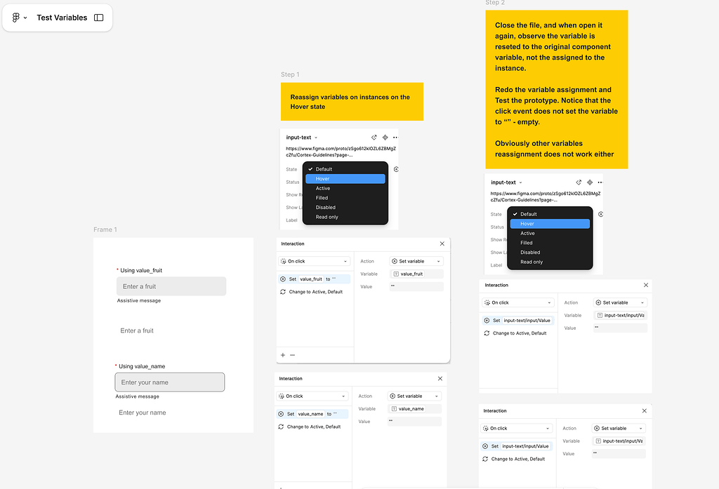 Variables Not Working On Instances Ask The Community Figma Community Forum