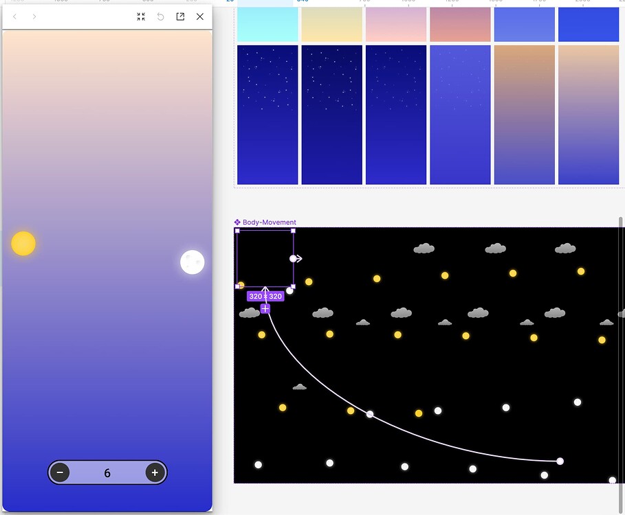 Advanced prototyping transitions with 