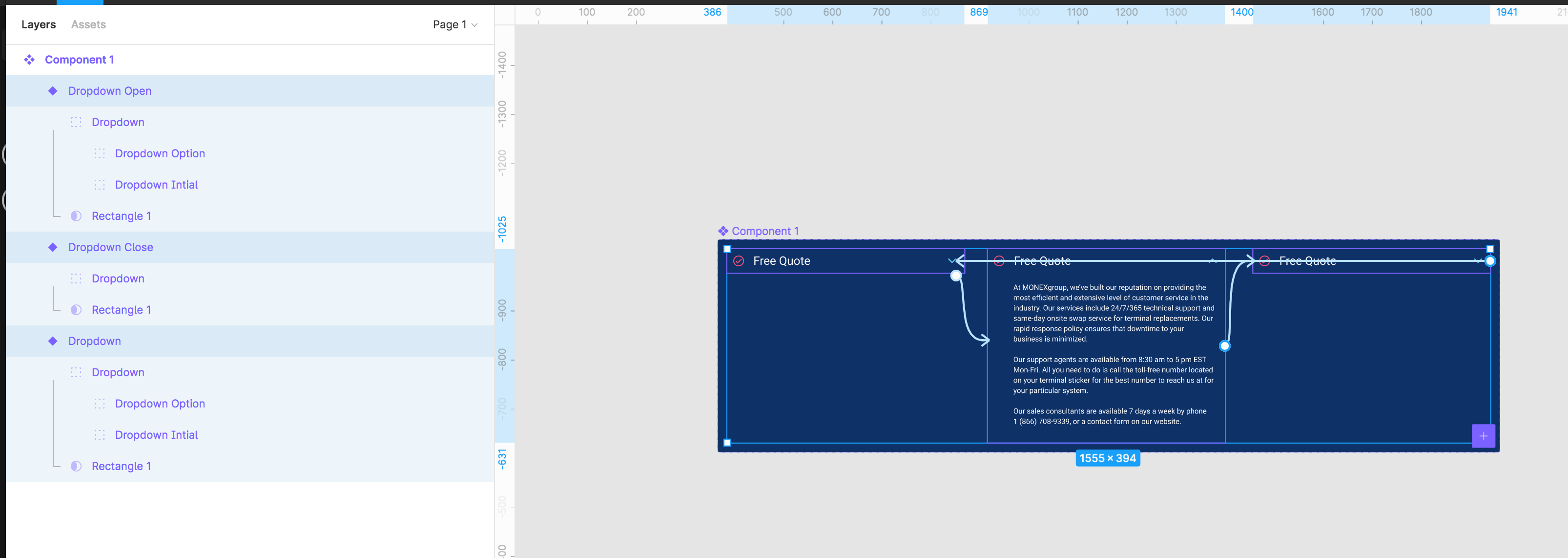 Dropdown Menu With Components And Variants Ask The Community Figma 
