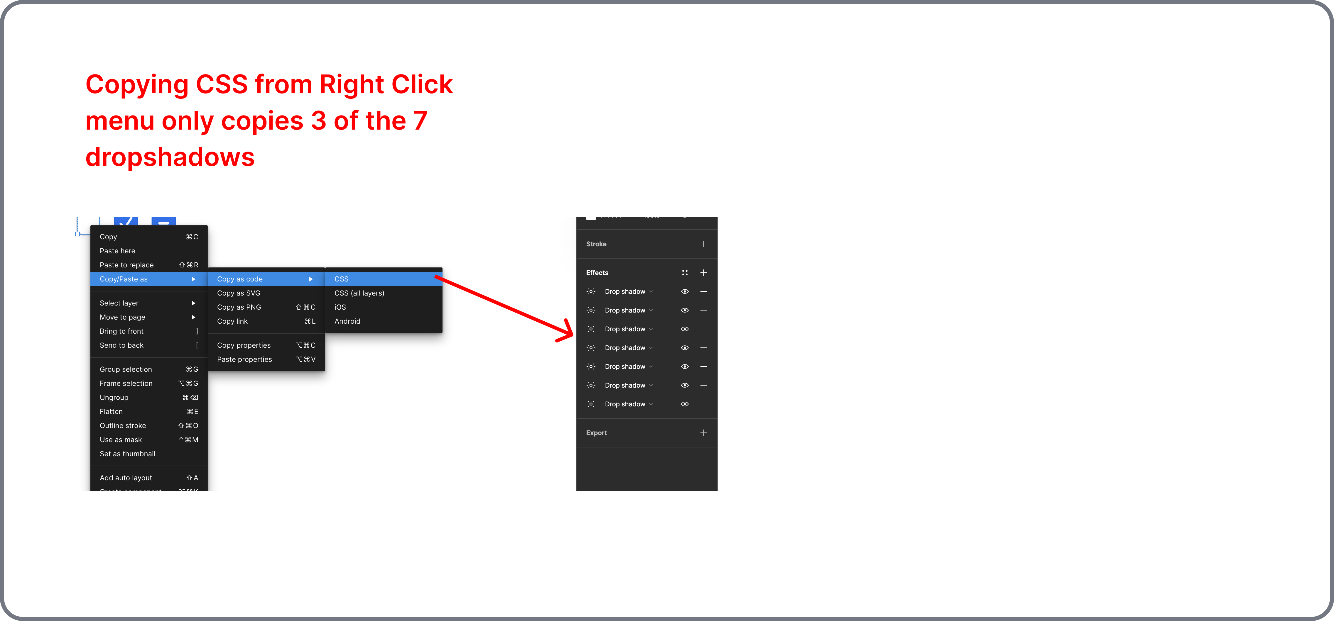 Figma Shadow Bugs Introduced Feb 26th Affected Dev Mode And Css Copy Ask The Community Figma