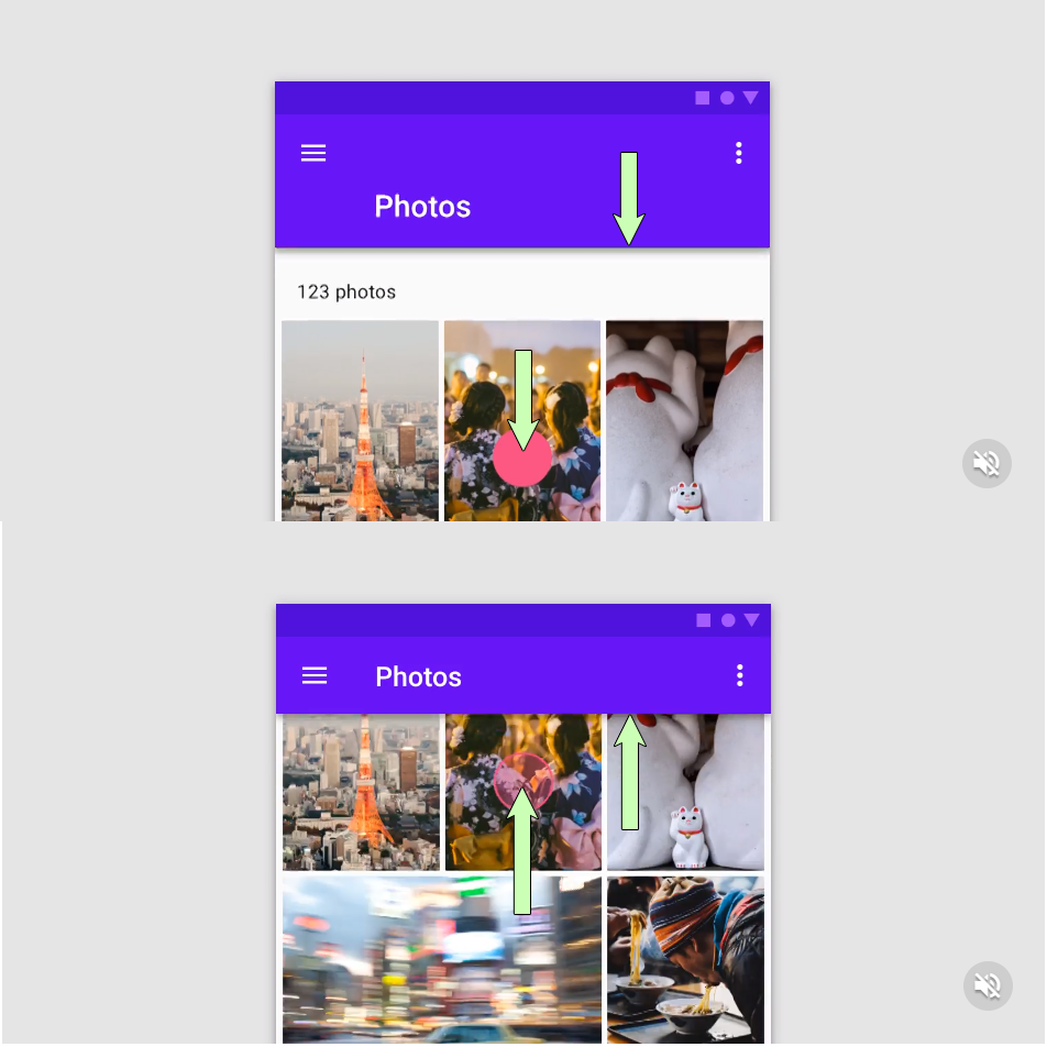 Prominent top app bar scroll behaviour - Ask the community - Figma ... Prominent top app bar scroll behaviour - Ask the community - Figma ...