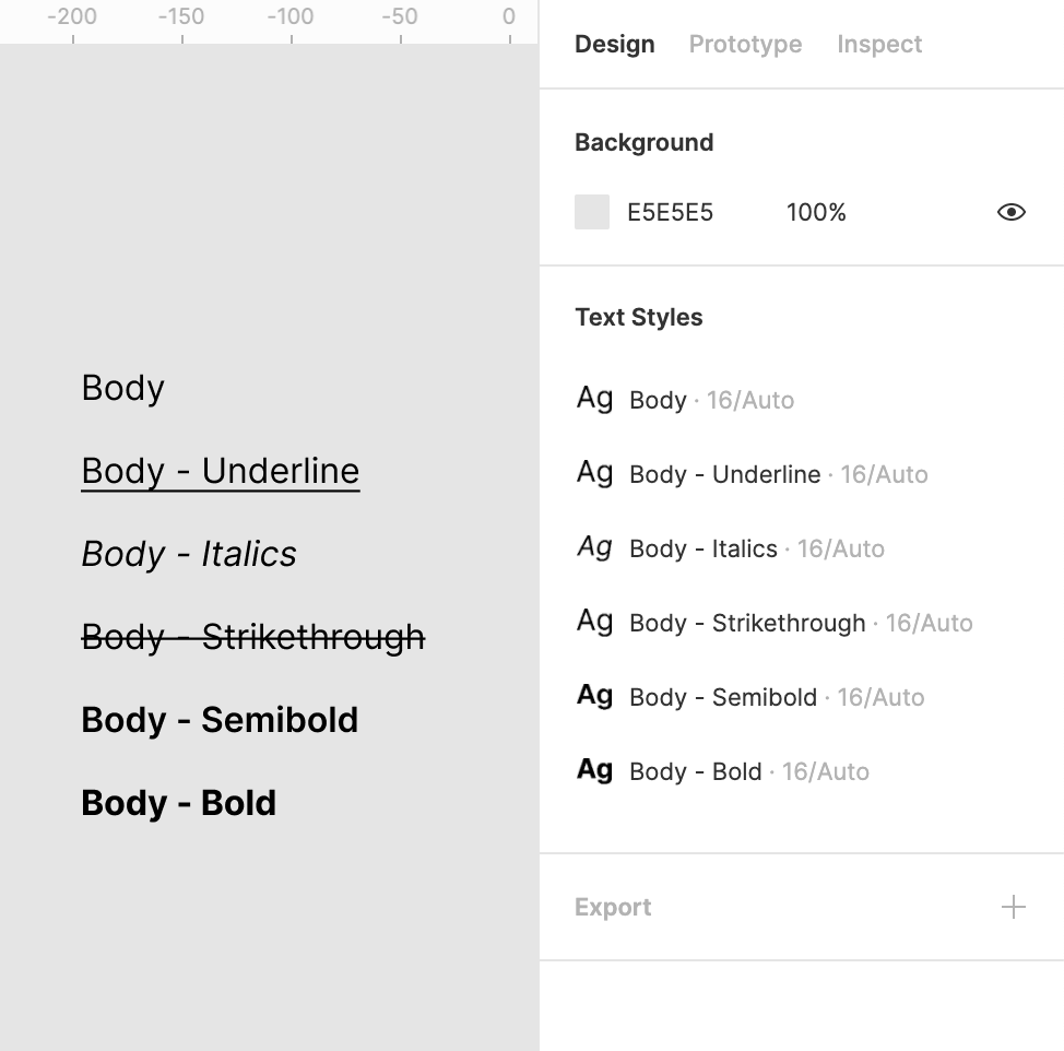 Show Underline strikethrough Style In Text Styles Panel Share An Idea