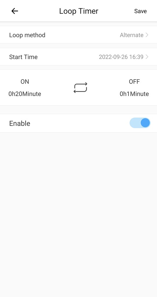 Alternate loop timer not working correctly - eWeLink Forum Alternate loop timer not working correctly - eWeLink Forum