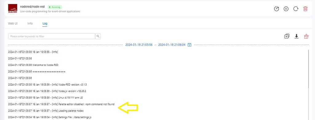 Problem with Node-Red in Ihost - eWeLink CUBE - eWeLink Forum