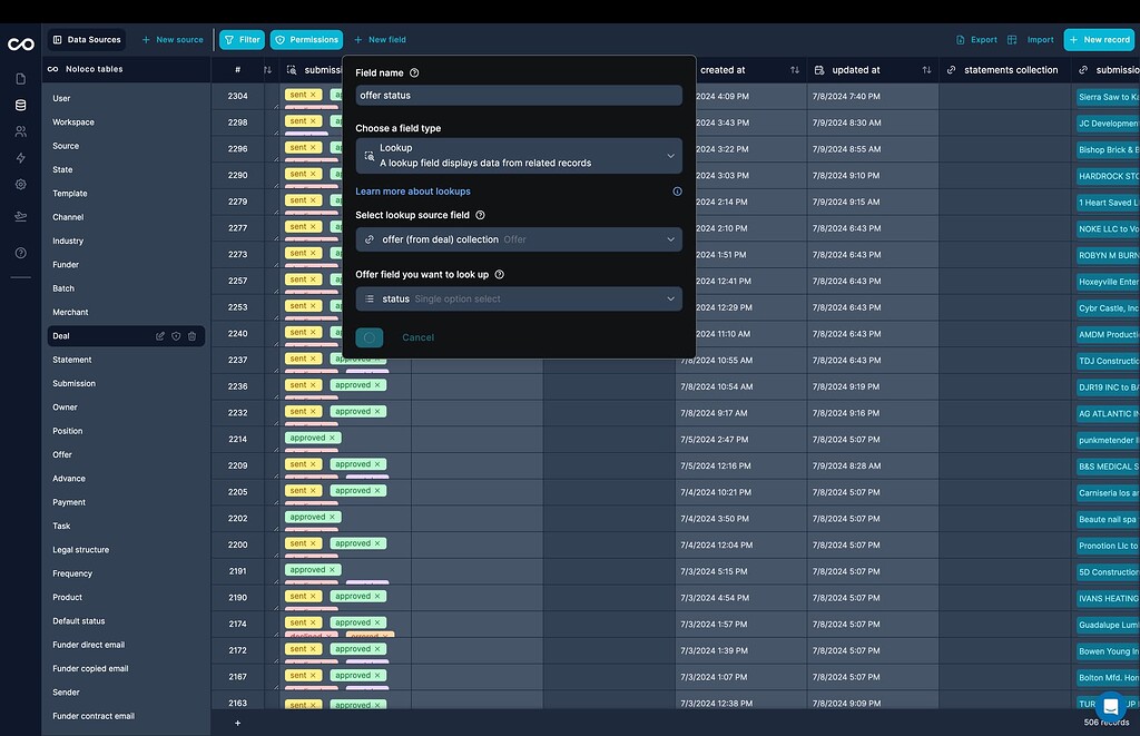 Lookup of lookup field not working - Ask for Help - Noloco