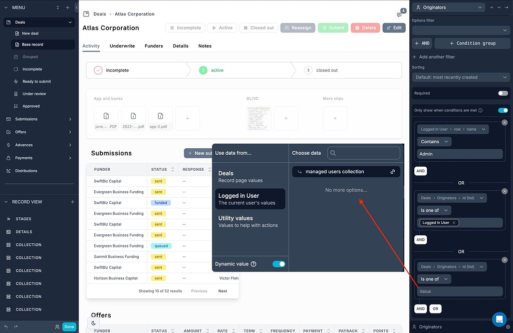 Comparing Many-to-Many Linked Fields - Ask for Help - Noloco