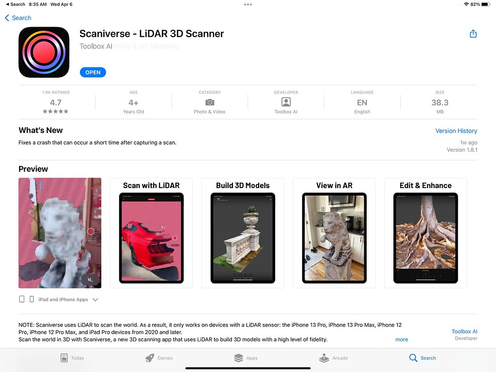 Free Lidar Scan App with export options - Tips, Tutorials and Help ...