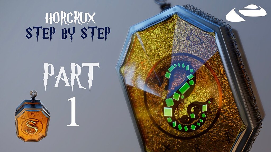 Horcrux (HARRY POTTER)step by step - Artwork - Nomad Sculpt