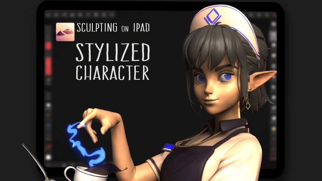 Stylized character creation Tutorial - Tips, Tutorials and Help - Nomad Sculpt