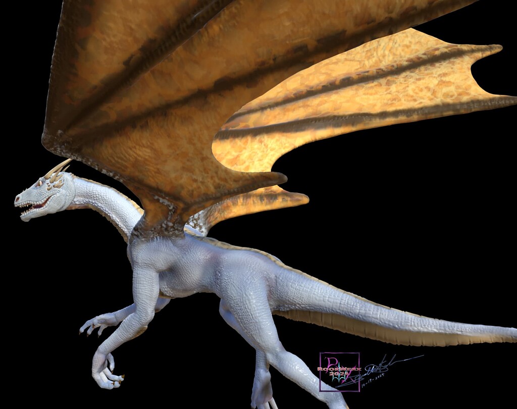 Justa Dragon - Artwork - Nomad Sculpt