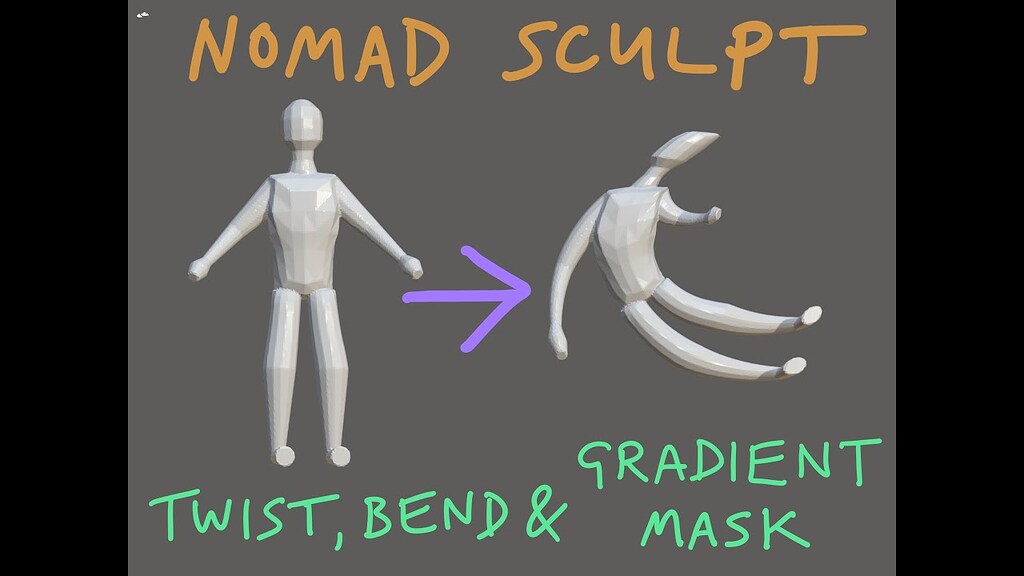 Quick tutorial on how to bend and twist any object in Nomad - Tips, Tutorials and Help - Nomad ...