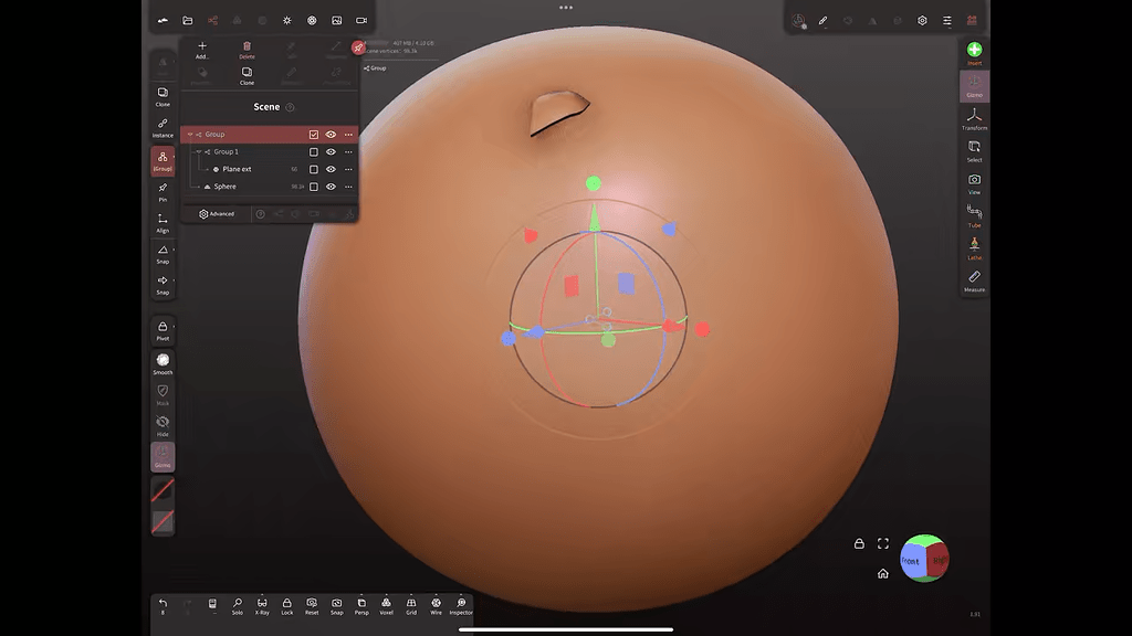 Continuous stroke mode for the Repeat function in the Transform Tool (instance/clone) - Feature ...