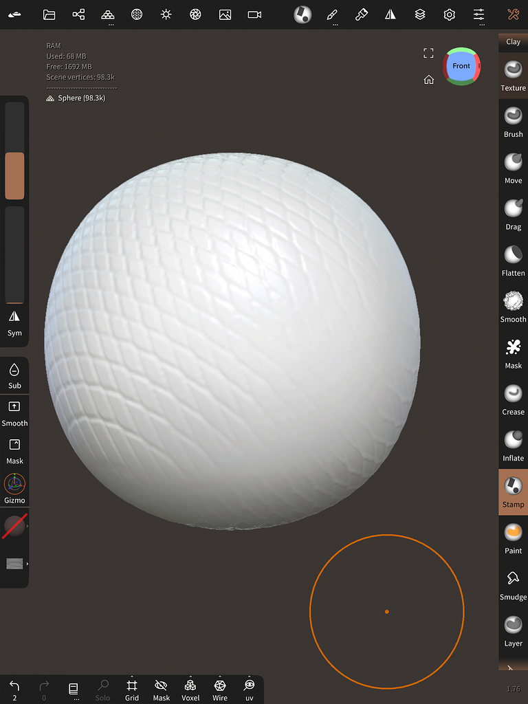 Wrapping Texture? - Tips, Tutorials and Help - Nomad Sculpt