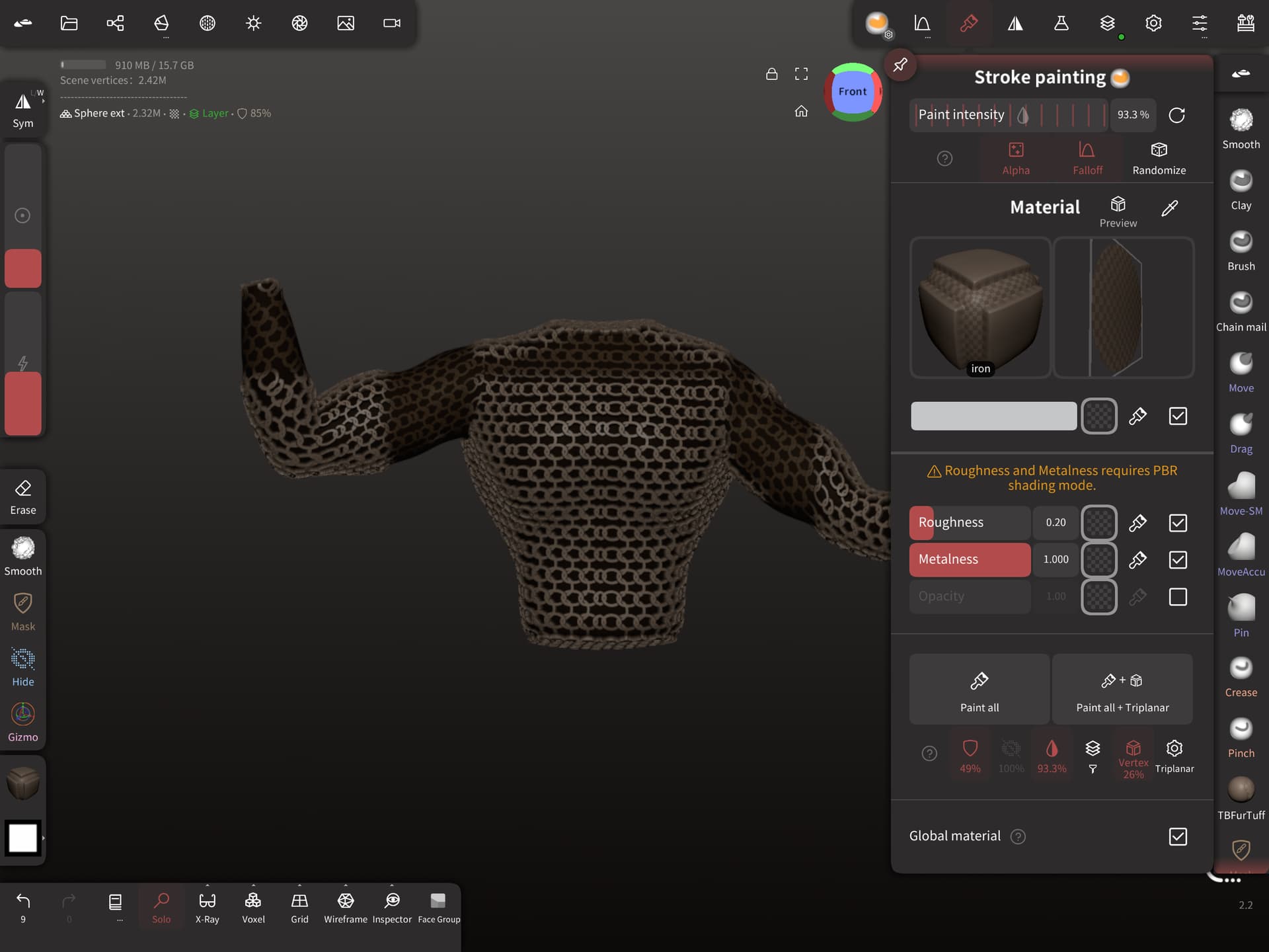 Using Paint + Triplanar to Make Chainmail Issues - Tips, Tutorials and ...
