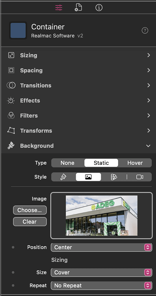 Elements-CMS / Background-Image - Elements CMS - RapidWeaver Support Forum