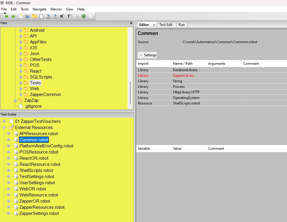 Issue With Custom Library Its Showing In Red Libraries Robot Framework