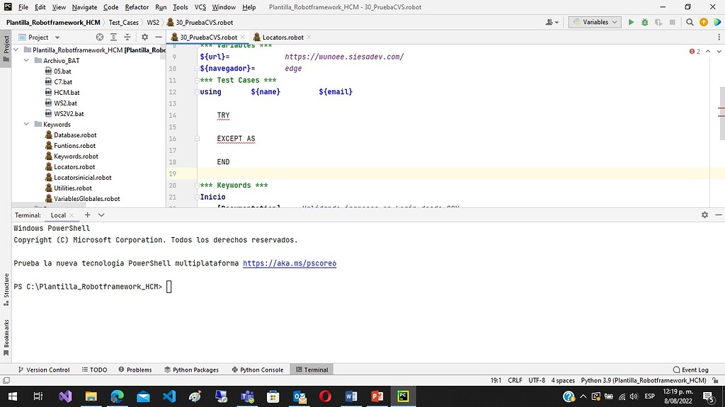 Try Catch Not Working Robot Framework Robot Framework 3716