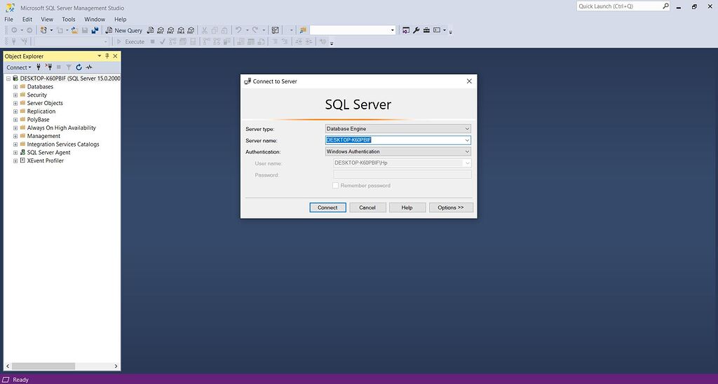 Hi, I'm facing issue while connecting the robot framework to SQL server database, Could you ...