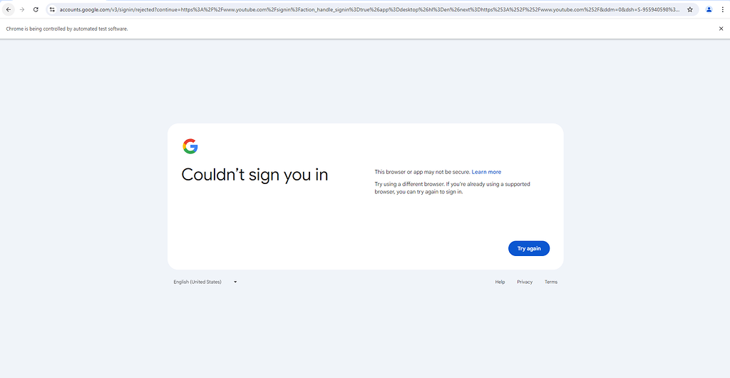 How to login google - Robot Framework - Robot Framework