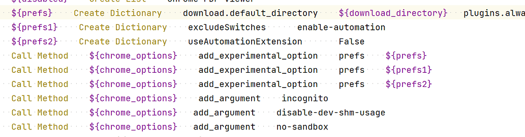 How To Pass Arguments While Creating Chrome Webdriver In Robot Framework Robot Framework