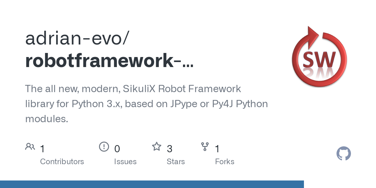 New RobotFramework SikuliXLibrary available - Libraries - Robot Framework