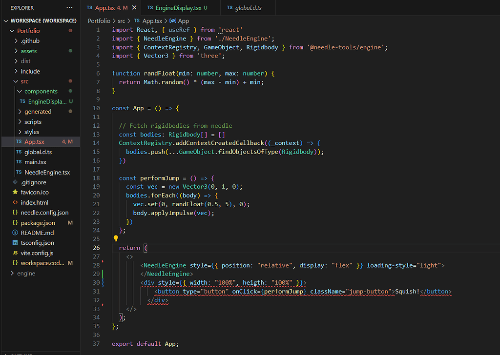 Issues with the Vite + React framework -Property 'div' does not exist on type 'JSX ...