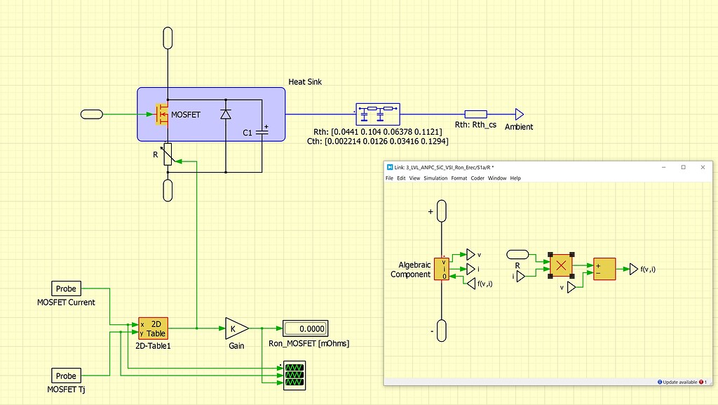 Solving algebraic loop due to parasitic Gate Source Capacitance in 3-LVL-ANPC under different ...