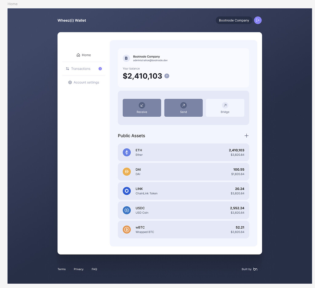 Wheez(i) Wallet by BootNode | Grant Proposal - Aztec - Aztec