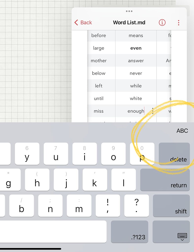 iPadOS slide over view keyboard bug - Panda Bug Reports - Bear Community