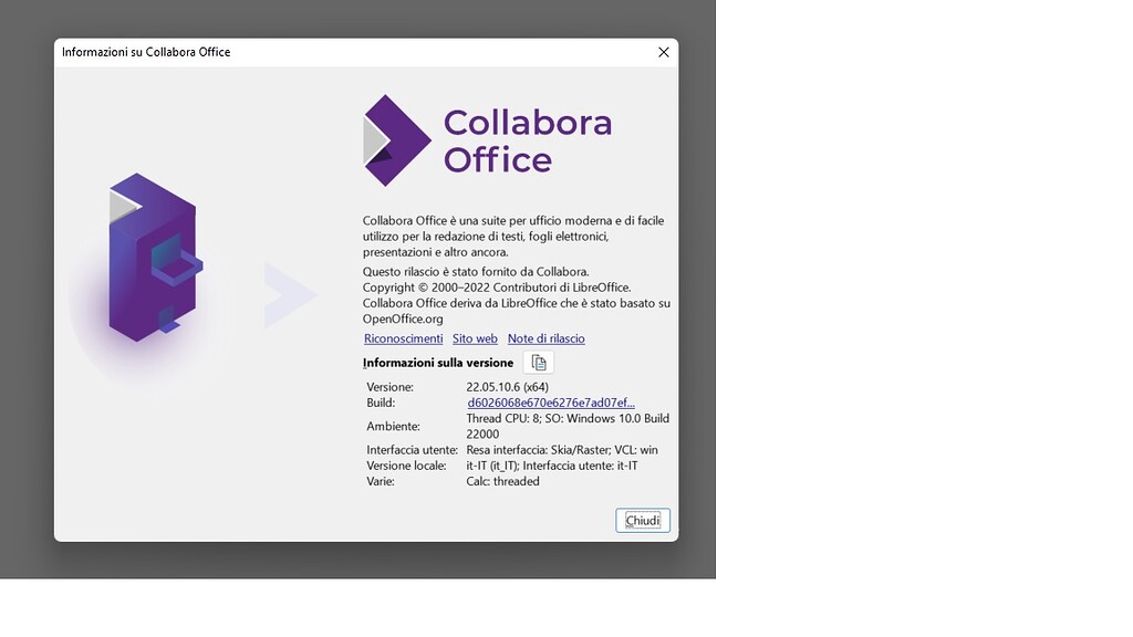 Italian units of measure Writer - Writer - Collabora Online