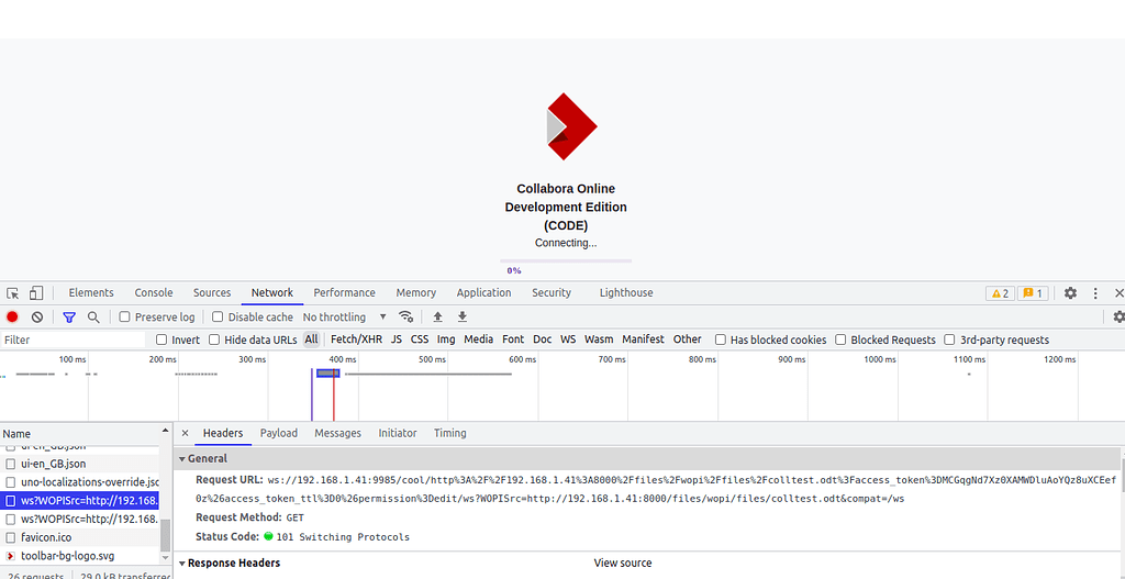 Unable to connect collabora online in local - Installation & Configuration - Collabora Online