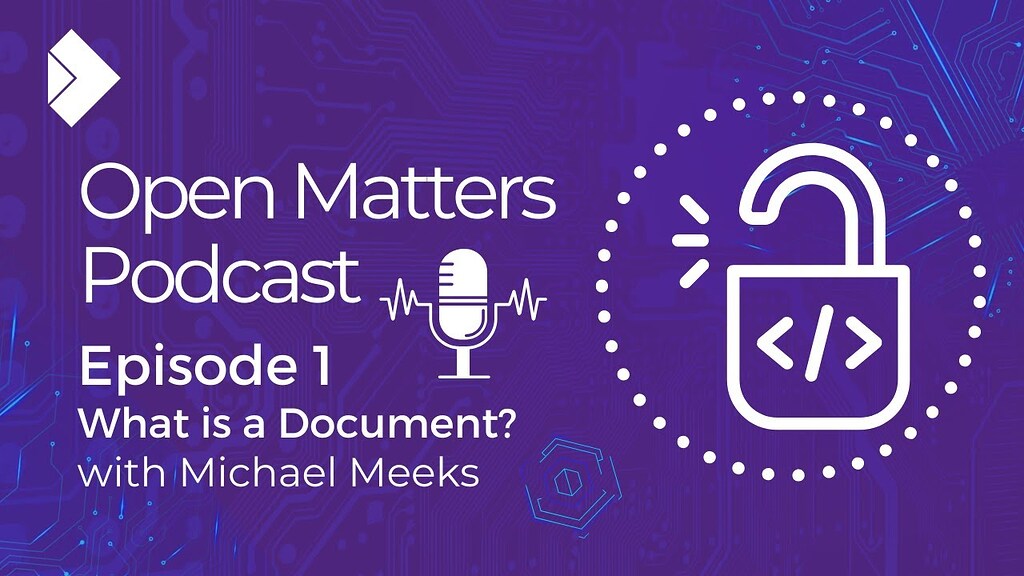 Welcome to Open Matters — the podcast on open-source matters, because ...