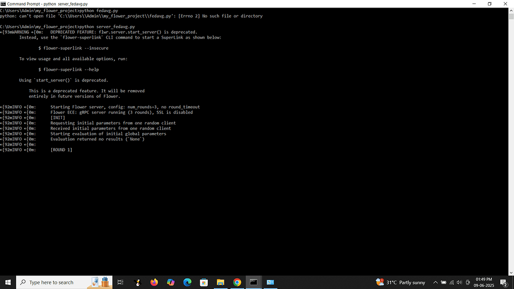 its not executing anything at server end ,having more than half an hour - General - Flower Discuss