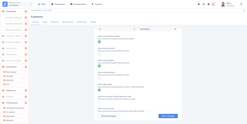 Disable Native Actions - Help me! - Forest Admin Developers Community