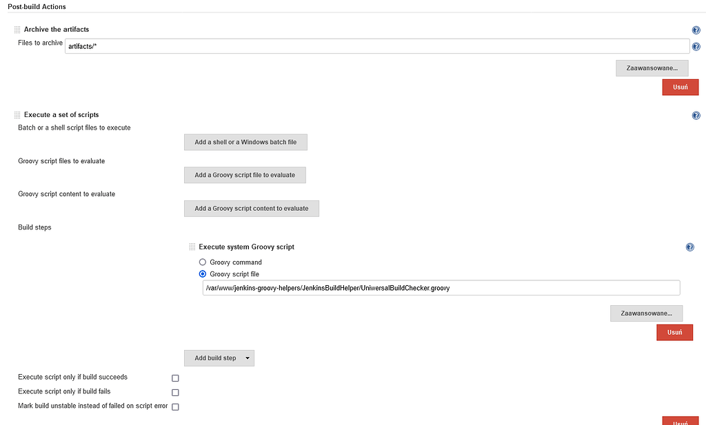 Migrating data for "Execute scripts" post-build action (PostBuildScript) - Ask a question - Jenkins