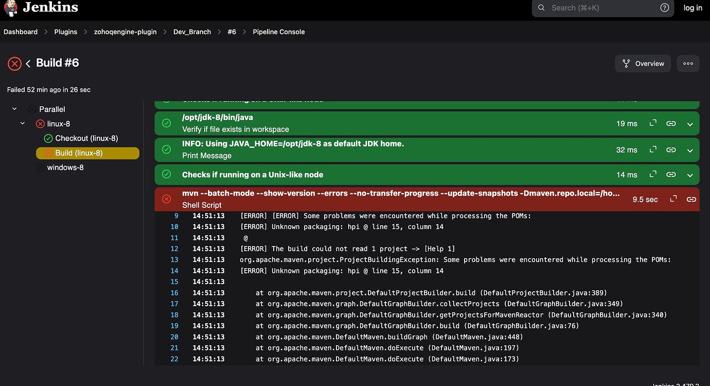 Got Unknown packaging: hpi error while pushing the changes - Using Jenkins - Jenkins