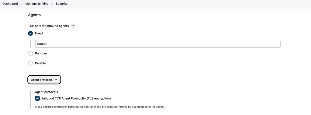 Jenkins Jnlp Connection Issue None Of The Protocols Were Accepted Ask A Question Jenkins