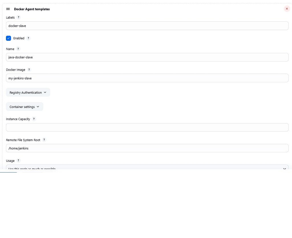 Dynamic build agents - Using Jenkins - Jenkins