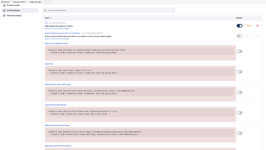 Jenkins is not starting after plugin upgrade - Ask a question - Jenkins